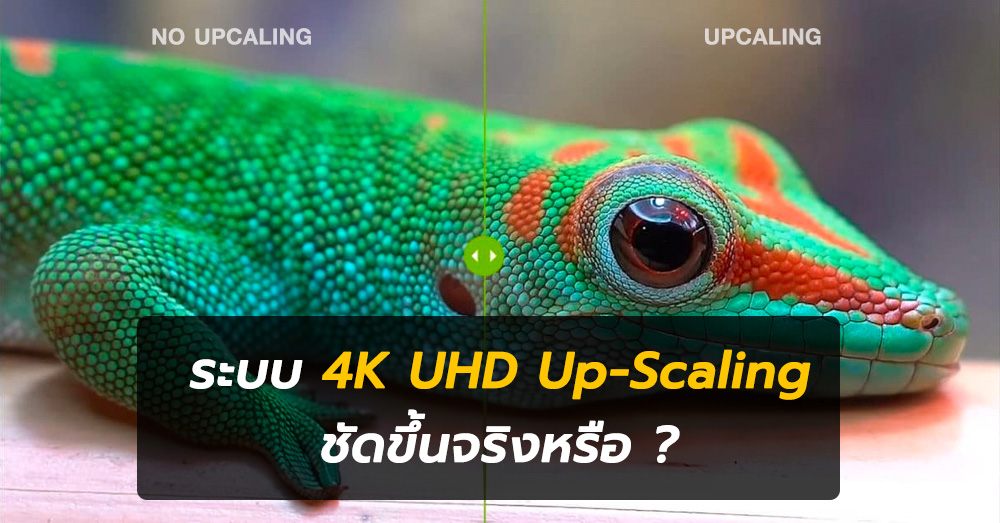 ระบบ 4K UHD Up-Scaling ภาพคมชัดขึ้นจริงหรือ ? - LCDTVTHAILAND