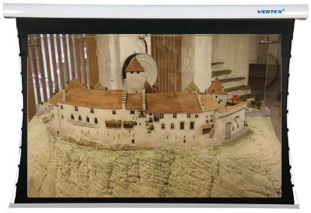 รีวิว VERTEX Tab Tension Motorized Screen จอมอเตอร์ม้วนเก็บแบบขึงตึง ...