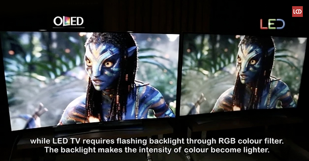 OLED VS LED TV : Side by Side Comparison ! - LCDTVTHAILAND