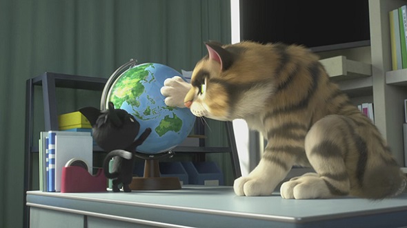 รีวิวหนัง Rudolf the Black Cat รูดอล์ฟ เหมียวน้อยผจญเมือง - LCDTVTHAILAND