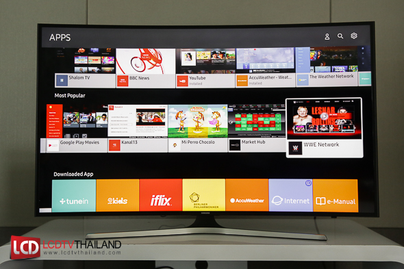 จอโค้ง...คุ้มค่า !!! รีวิว Samsung 55MU6300 4K Curved TV มีช่องเกาหลี ...