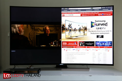 เทรนด์ใหม่จอโค้ง !!! รีวิว Samsung UA55HU9000K UHD TV ตัวท็อปพร้อม ...