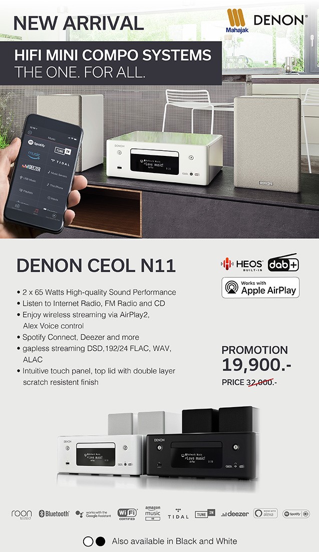 NEW!! DENON CEOL N11 ชุด HIFI MINI COMPO หนึ่งเดียวครบทุกความต้องการ ...