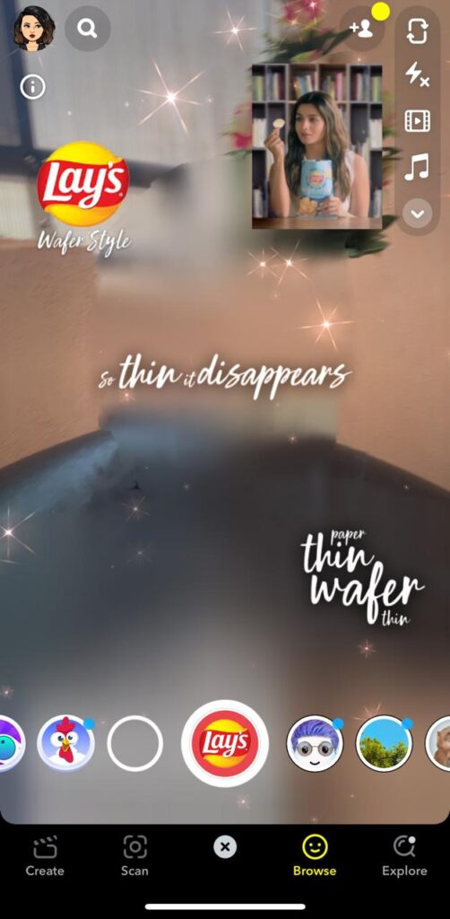 SnapChat ร่วมกับ Lay’s เปิดตัวโฆษณาแนวใหม่ ใช้ AR ผสมผสานกับโลกความเป็น ...